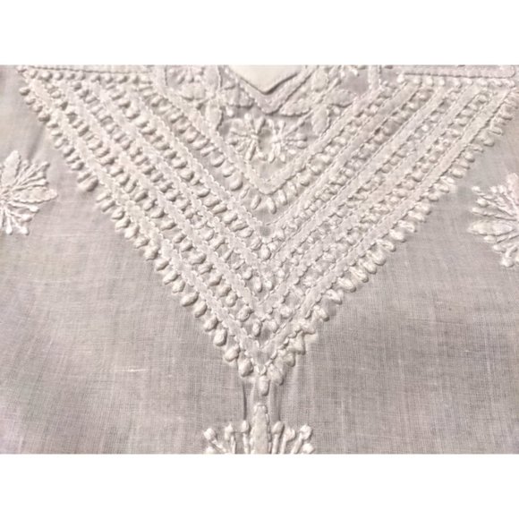 Tops | Knee Length Embroidered Indian Cotton Top Medium | Poshmark